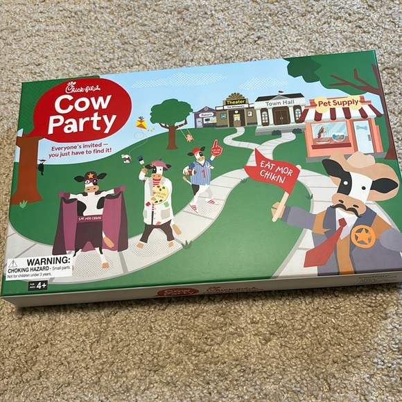 Games | Chickfila Cow Party Board Game | Poshmark